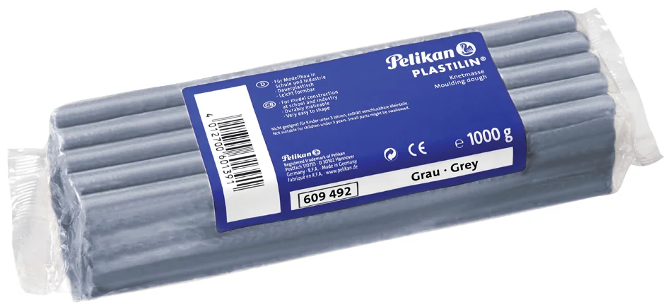Pelikan Pâte à modeler de qualité Plastilin, blanc