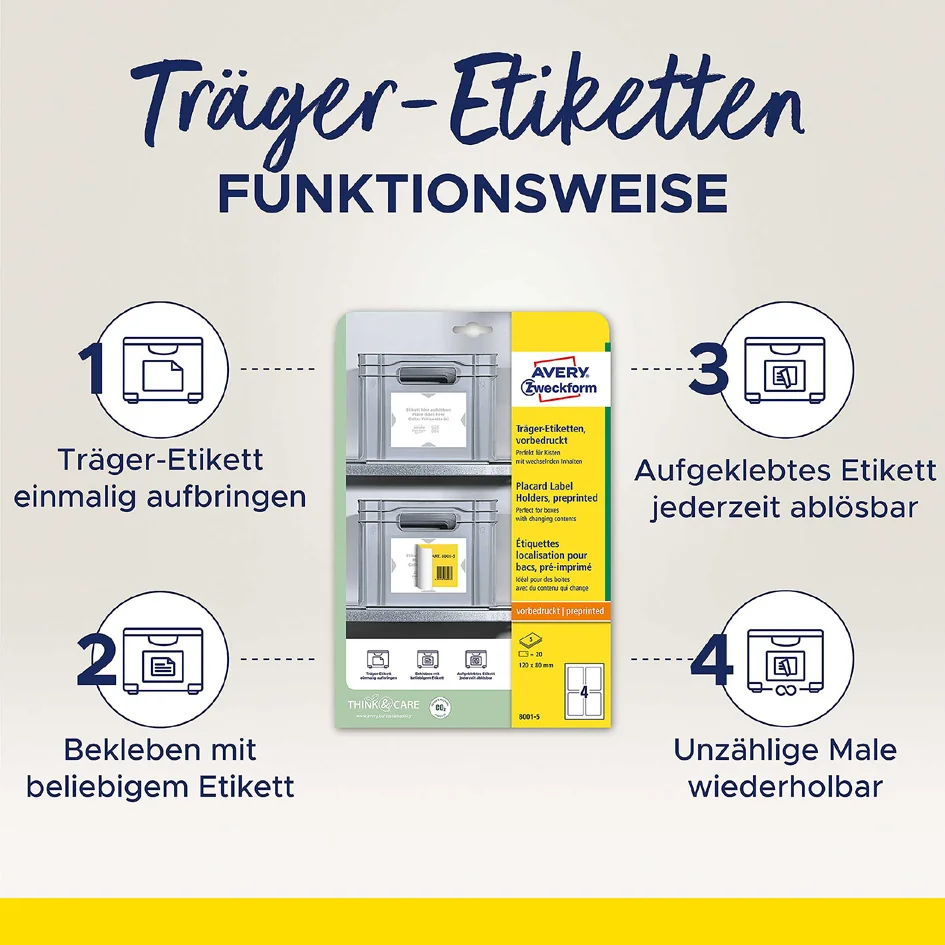 AVERY Zweckform Etiquette de localisation pour caisse